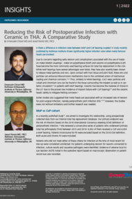 Reducing the risk of postoperative infection with ceramic in THA